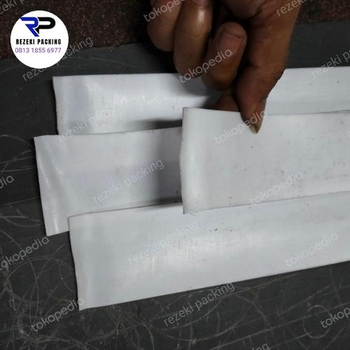 Jual ptfe sheet teflon potongan 5mm x 5cm x 100cm - Jakarta Barat - rezeki packing | Tokopedia