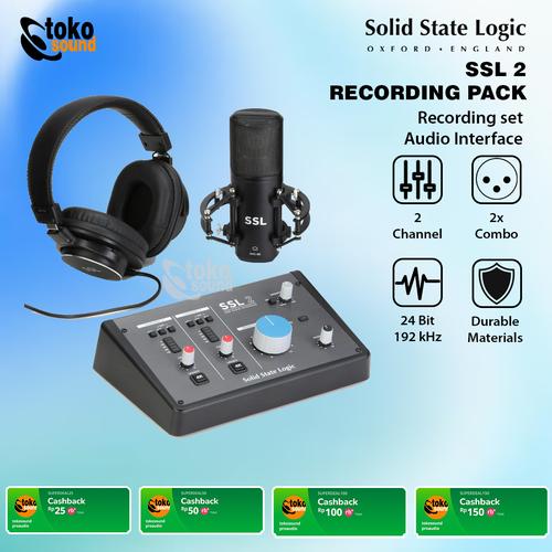 Jual Solid State Logic SSL 2 SSL2 Recording Pack - Recording Bundle - Jakarta Barat - tokosound ...