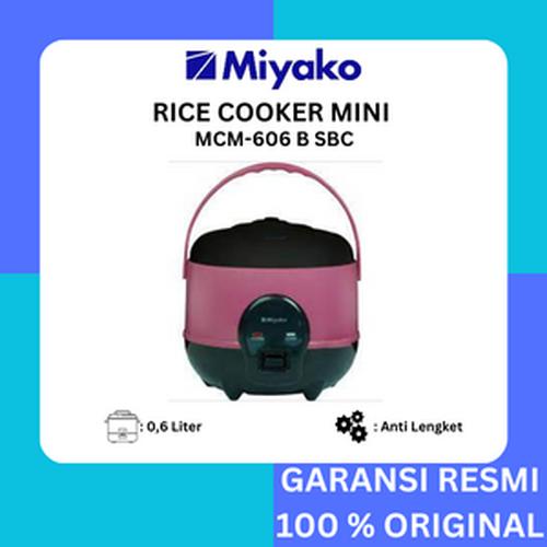 Jual Miyako: Rice Cooker Mini Miyako 3in1 MCM-606 B SBC / 0.6L ...