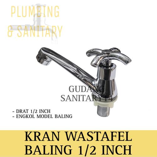 Jual Kran Keran Air Wastafel Baling Putar Besi Nekel Zinc - Jakarta ...