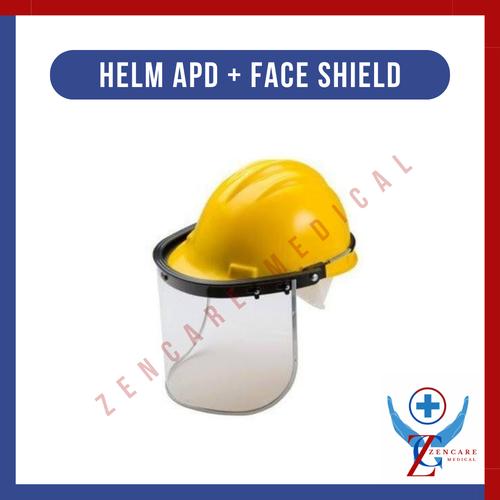 Jual Helm APD + Face Shield / Helm Safety Protection - Kota Malang ...