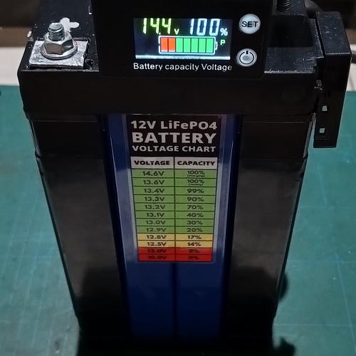 Jual baterai lifepo4 12v 100ah 4s With BMS120a,active balancer 5a ...