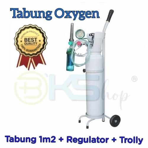 Jual paket lengkap tabung oksigen 1m3 siap pakai - paket 1 - Jakarta ...