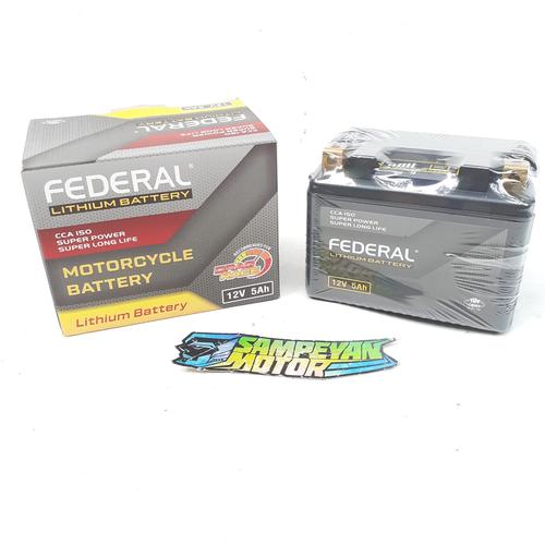 Jual Aki Motor Lithium 12V 5AH LTZ5S LITHIUM BATTERY Ringan Federal ...