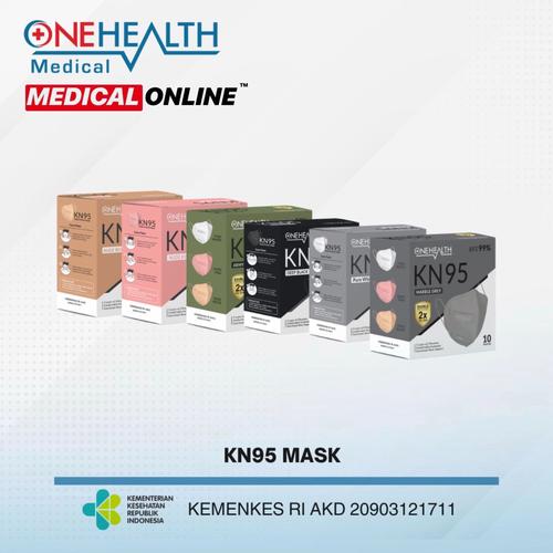 Jual MASKER ONEHEALTH KN95 MEDIS 5 LAYER FILTER SURGICAL MASK ...