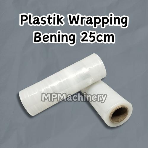 Promo Plastik Wrapping 25cm Bening / Stretch Film Wrap Pallet Stek 25 ...