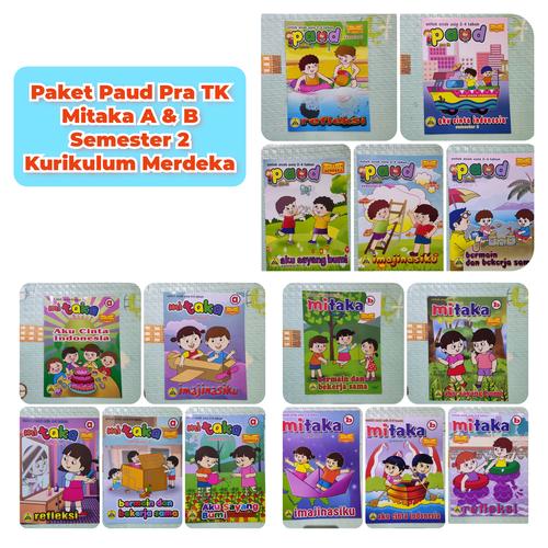 Jual Paket Paud Pra TK dan TK - Mitaka A & B Semester 1 2 Kurikulum Merdeka - Paud Pra TK s1 ...