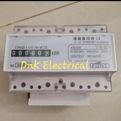Jual kWH Meter 3 Phase Merk FORT XTM1250S (Analog Direct) + Tera - Jakarta Barat - DnK ...