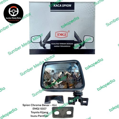 Jual EMGI 1007 Manual Mirror Kaca Spion Kiri Besar Chrome Toyota Kijang ...