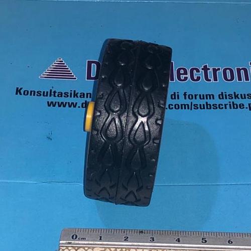 Jual Roda robot BO Robot diameter 65 mm warna kuning - Kota Surabaya ...