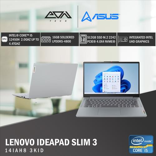 Jual Laptop Lenovo IdeaPad Slim 3 14IAH8 Core i5-12450H/16GB/512GB/14 ...