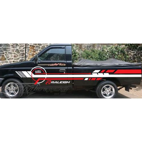 Jual Stiker mobil pick up panther,KIJANG SS DLL - merah hitam - Kota ...
