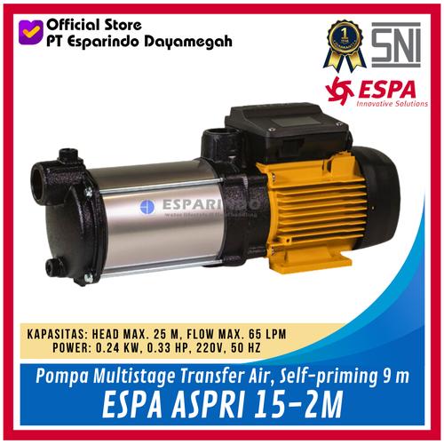 Promo Pompa Horizontal Multistage Dorong Air ESPA Aspri 15-2M Buatan Spanyol Cicil 0% 3x ...
