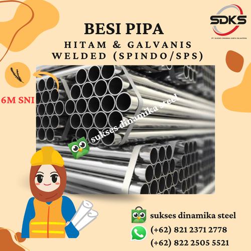 Jual BESI PIPA HITAM & GALVANIS MEDIUM (6M) - 3" X 6M - Jakarta Barat ...