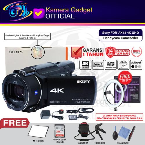 Promo Sony FDR-AX53 4K Ultra HD Handycam Camcorder AX 53 - UNIT ONLY ...