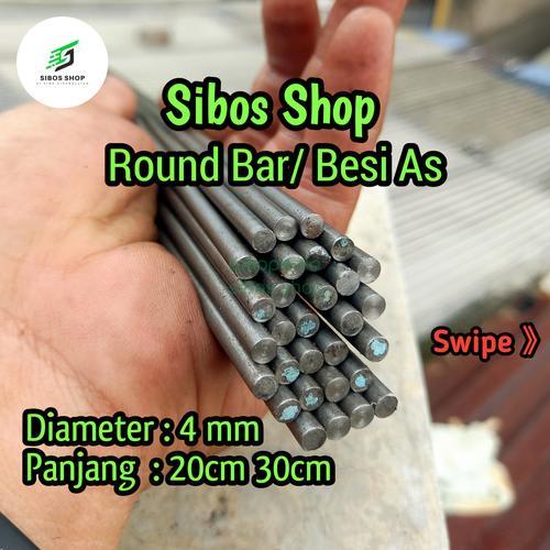 Jual Round Bar | Besi As Diameter 4mm Panjang 20cm dan 30cm - 20cm ...