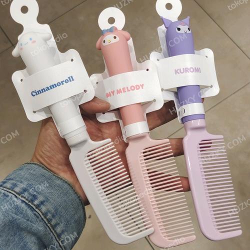 Jual MINISO SANRIO 🆕 Sisir Detangling Brush KUROMI, CINNAMOROLL, MY ...