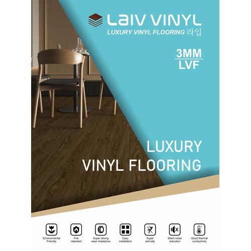 Jual Vinyl Plank Tile Motif Kayu Laiv / Vinyl Flooring Lembaran Tebal ...