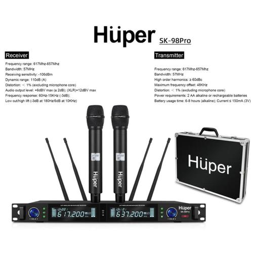 Jual MICROPHONE WIRELESS HUPER SK98PRO / SK98 PRO / SK 98 PRO ORIGINAL ...