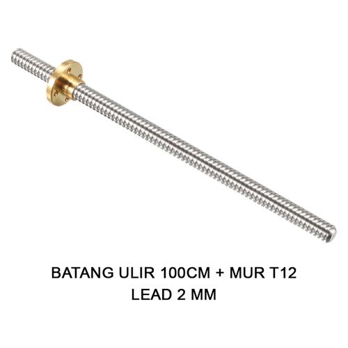 Jual EELIC SEP-MURT12LP2MM Linear Screw Rod T12 Lead 2mm Mix Sekrup ...