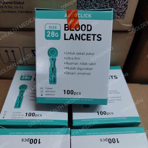 Jual blood lancet 28g onemed box isi 100 pcs - Jakarta Timur - GOLDEN ...