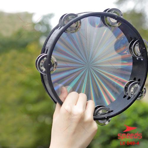 Jual Speeds Alat Musik Tamborin Tambourine Hologram Plastik Kecrekan ...