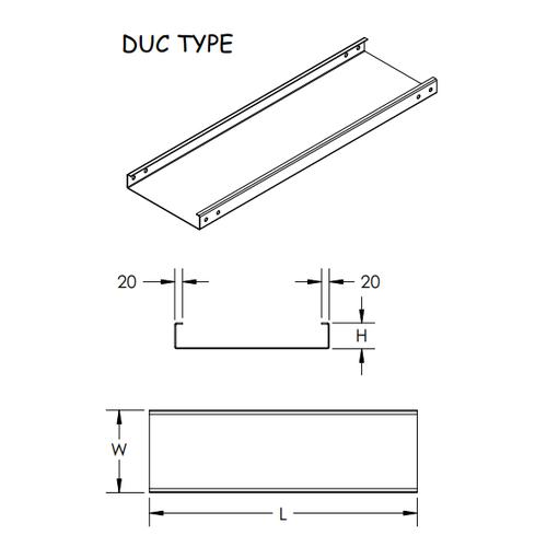 Jual Cable Duct/Kabel Duct 500x50x3000 Plat 1.8 Material SPHC - Elektro ...
