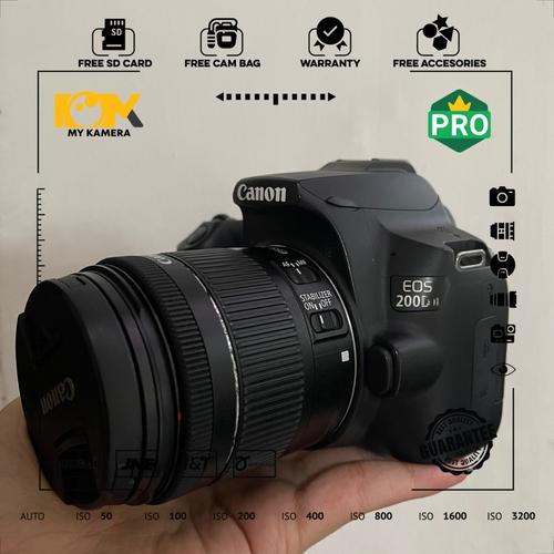 Jual Canon 200d mark ii Bekas Mulus Siap Pakai - Kab. Sidoarjo - MyKamera Surabaya | Tokopedia