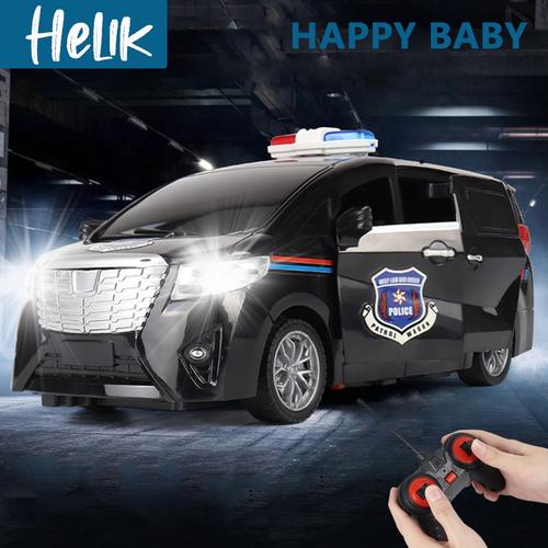 Jual Mainan Mobil Polisi Remote Control Model Toyota Alphard Dual Pintu ...