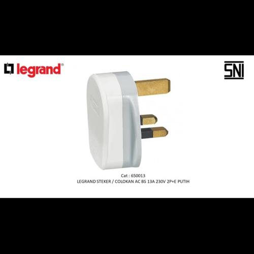 Jual Legrand Steker AC 13A-250V 2P+E Putih 650013 - Jakarta Pusat ...