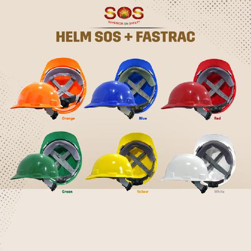 Jual Helm Safety Proyek SOS Model Fastrac Standard SNI - Putih - Kota ...