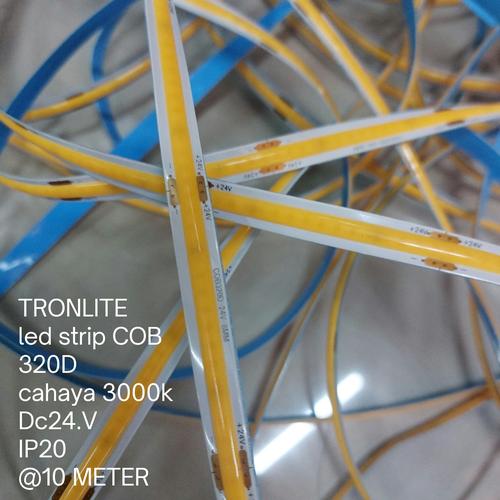 Jual TRONLITE led strip COB 320D cahaya 3000k Dc24.V IP20 @10 METER ...