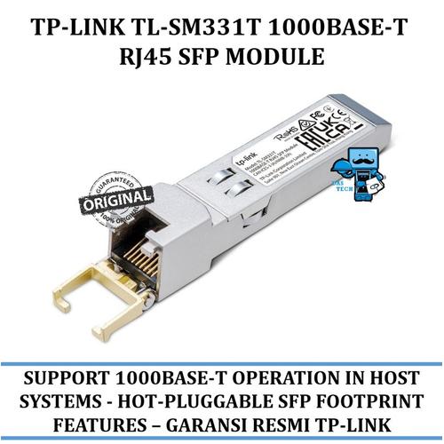 Jual Tp-Link Tl-Sm331t 1000base-T Rj45 Sfp Module - Original Produk - Jakarta Pusat - Das Livia ...