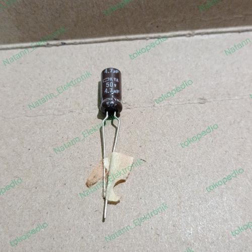 Jual 5676 kapasitor elco 4.7uf 4,7uf 4u7 50v 50volt 50 volt nippon ...