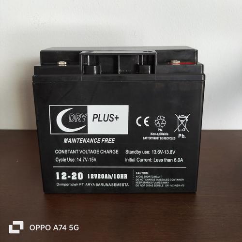 Jual Aki Sepeda Motor Listrik 12V 20AH Aki Selis Baterai Motor Listrik ...