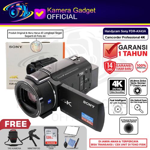 Promo Sony FDR-AX43A Ultra HD 4K Camcorder Handycam UHD AX 43A Resmi ...