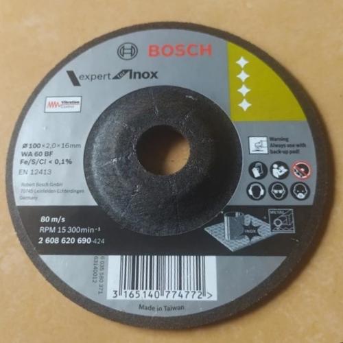 Jual Mata Gerinda Poles 4 inch Bosch inox Stainless Steel Metal ...