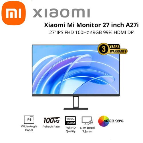 Jual XIAOMI MI DESKTOP MONITOR 27" LAYAR IPS 1080p FHD 27 INCH 100% ...