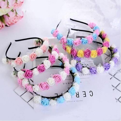 Jual BANDO BUNGA BARIS BANDO ANAK BUNGA SPON TILE BANDANA BUNGA CARENA ...