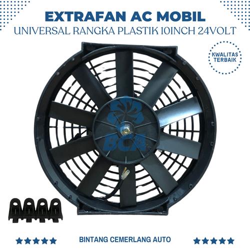 Jual EXTRA FAN 24VOLT 10 INCH AC Mobil Universal Rangka Plastik 24V 10 ...