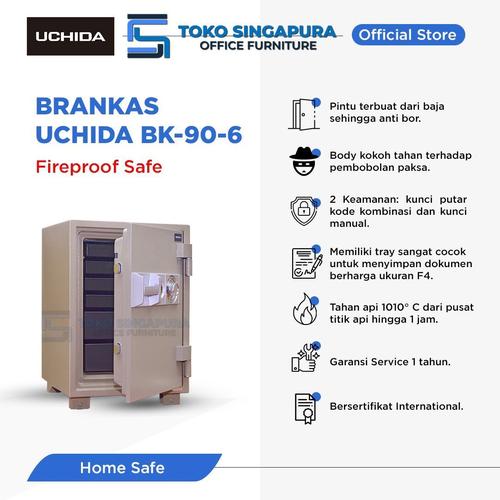 Jual BRANKAS UCHIDA BK-90-6 (TAHAN API) - Jakarta Barat - Toko Singapore Office | Tokopedia