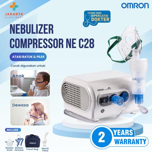 Jual Nebulizer Omron Ne C28 Alat Uap Pernafasan Bayi Anak Dewasa Batuk ...