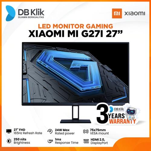 Promo LED Monitor Gaming Xiaomi Mi G27i 165Hz IPS 27" FHD 1ms Dp Hdmi ...