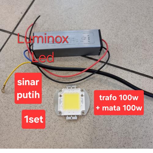 Jual trafo led 100w driver led cob 100watt - mata cob 100 watt 1set ...
