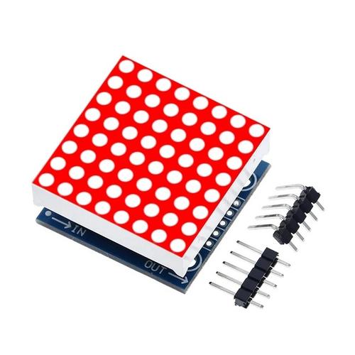 Jual MAX7219 LED Dot Matrix 8x8 Display Module - Merah - Kota Surabaya ...