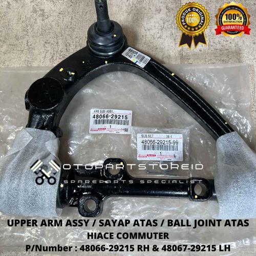 Jual UPPER ARM ASSY FRONT / SAYAP ATAS DEPAN HIACE COMMUTER KANAN KIRI ...