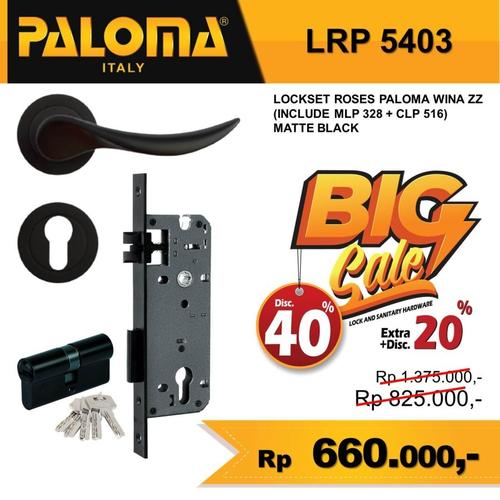 Jual Handle Pintu PALOMA LRP 5403 Satu Set Gagang Pintu Black - Jakarta Barat - GERAI KUNCI ...
