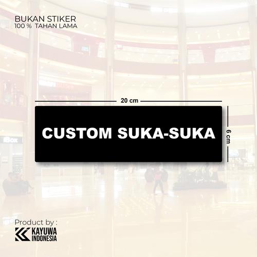 Jual Sign Board Persegi Panjang Custom Signage Tempel timbul Akrilik ...