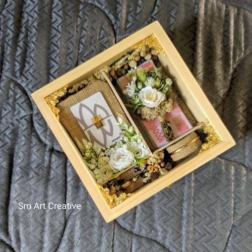 Jual emas antam kotak kayu box akrilik seserahan Pernikahan - Model 10 ...