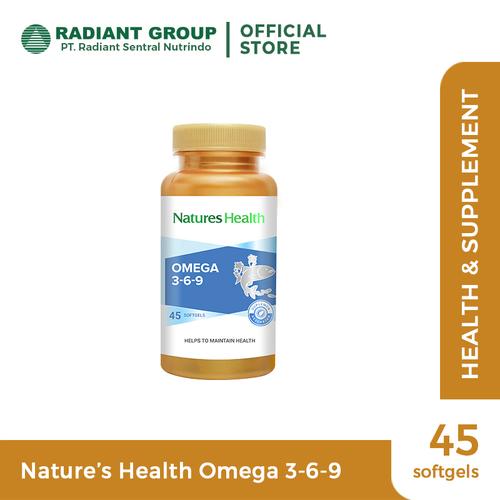 Promo Natures Health Omega 3-6-9 45 Softgels - Jakarta Barat - Radiant ...